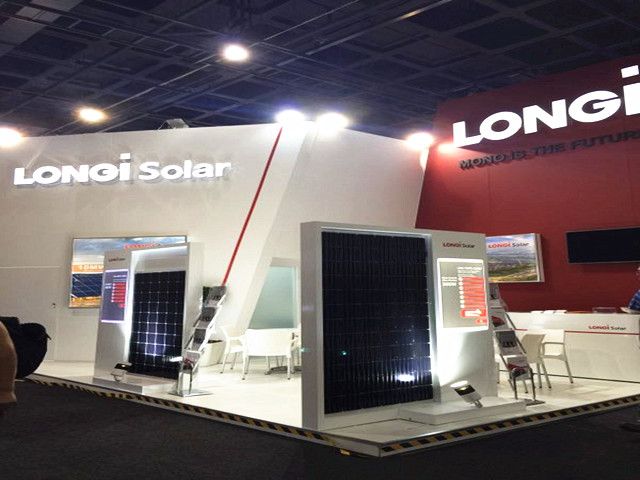 LONGi Solar have a good appearance in the Solar Show Africa