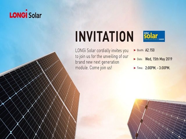 LONGi Launches Next Generation PV Modules at Intersolar Europ